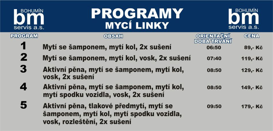 Mycí linka vozidel - Odpadové hospodářství, údržba, výroba a distribuce ...